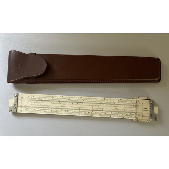 Other | Vintage Jason No 83 Slide Rule With Hard Sided Leather Case ...